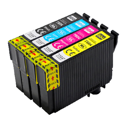 Cartuchos de tinta Epson 604XL compatíveis (1 preto + 3 cores) – Tinta.pt